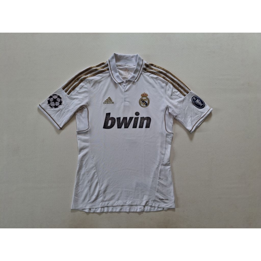 ADIDAS REAL MADRID HOME FOOTBALL JERSEY 2011/2012 RONALDO ORIGINAL 100% ...