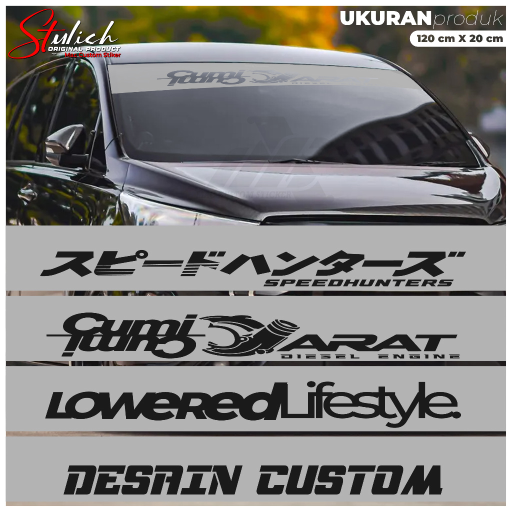 Cutting Car Front Window Stickers - Custom Design Car Window Stickers ...