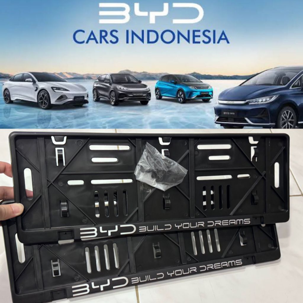 BYD electric car number plate holder cover | Shopee Philippines