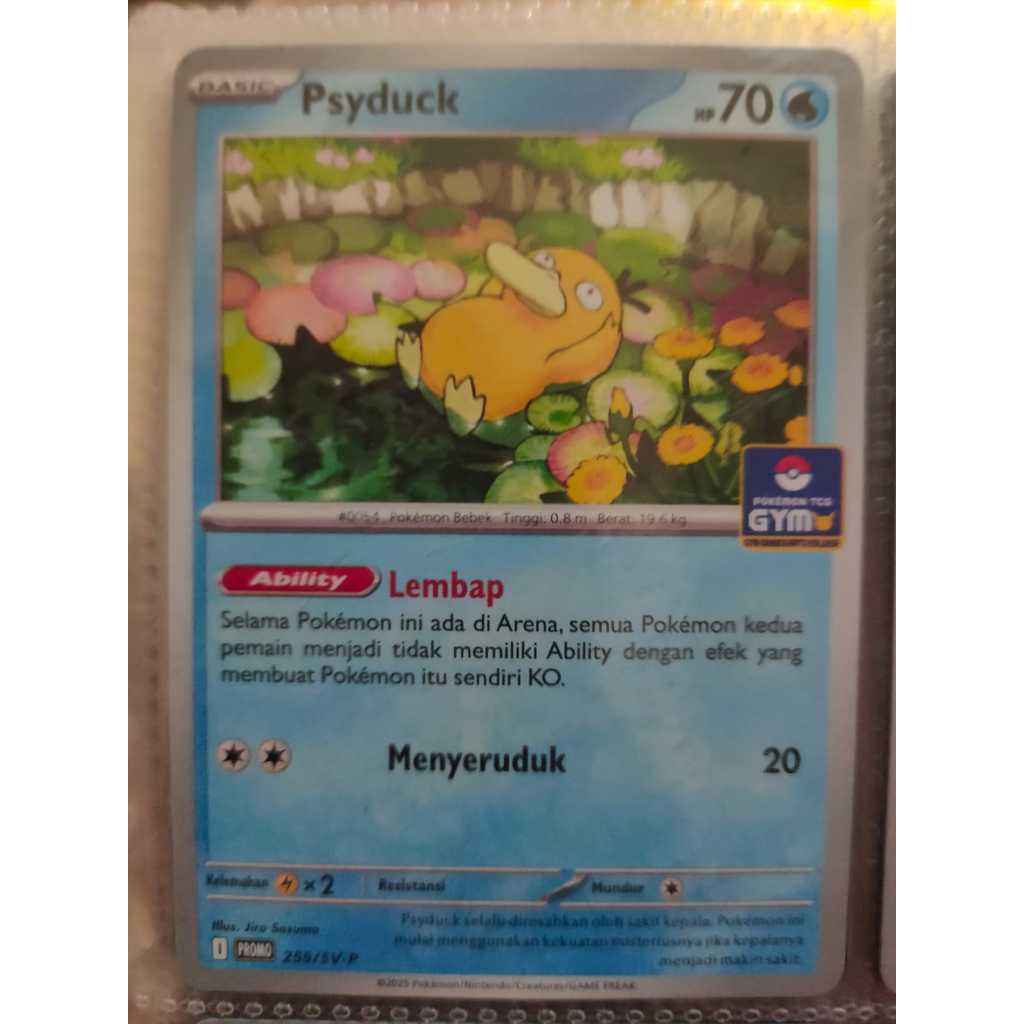 Pokemon tcg indonesia psyduck gym card | Shopee Philippines