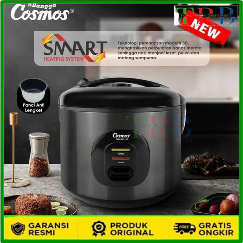 Rice Cooker Cosmos CRJ-3301 NB (Black Series) is a rice cooker with a ...