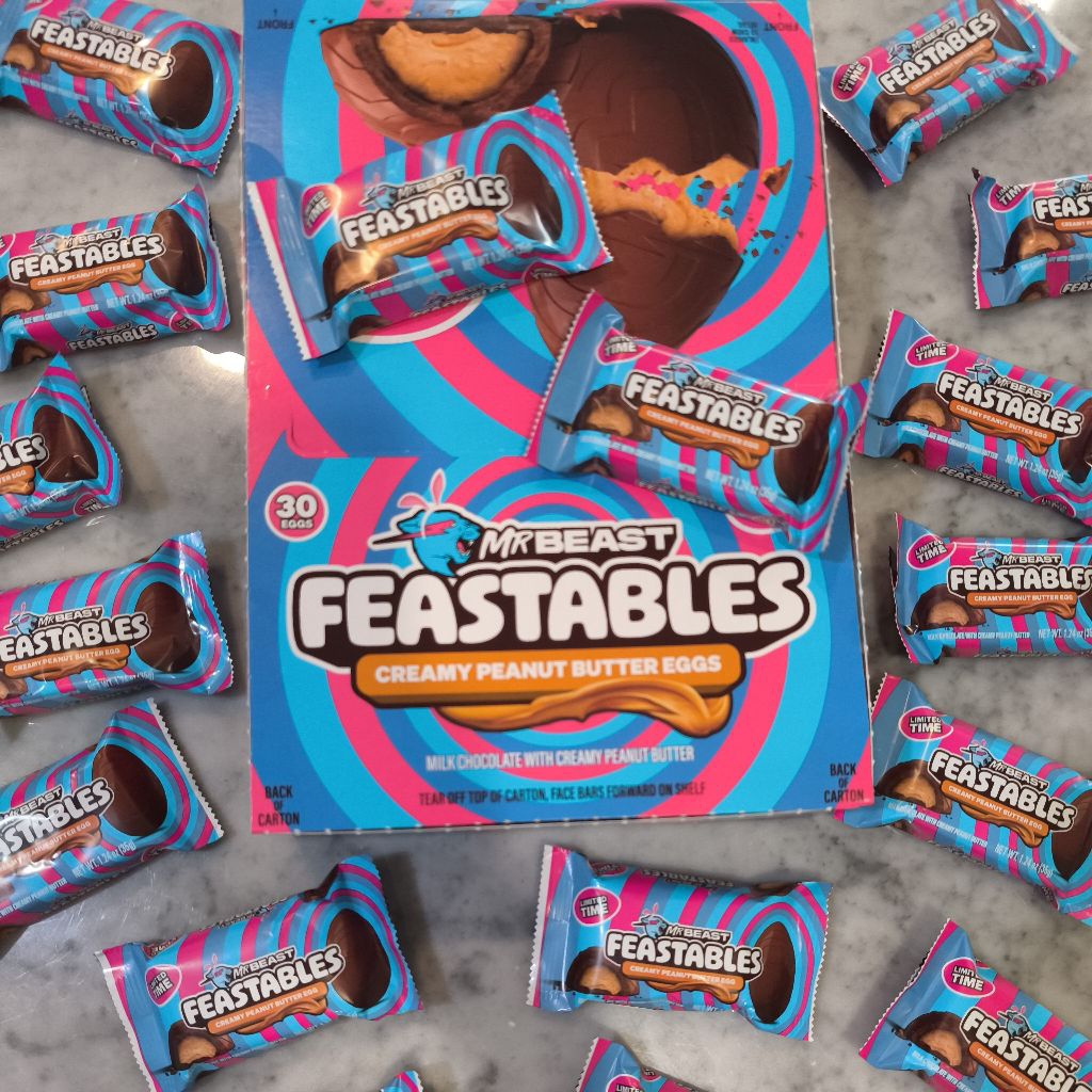 Feastables Creamy Peanut Butter Eggs 35 grams's mini pack | Shopee ...