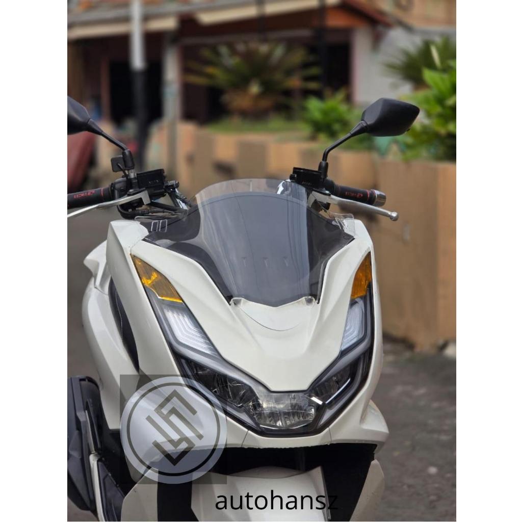 Visor PCX 160 Thailand Flat Thick Material 3 Milli PNP / WINDSHIELD PCX ...