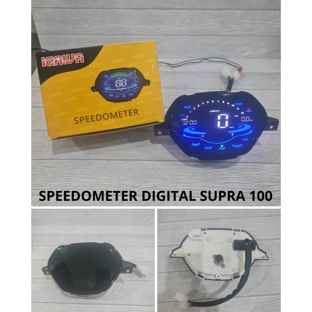 LED Digital Speedometer Assy Speedo Speedometer Honda Supra Digital ...