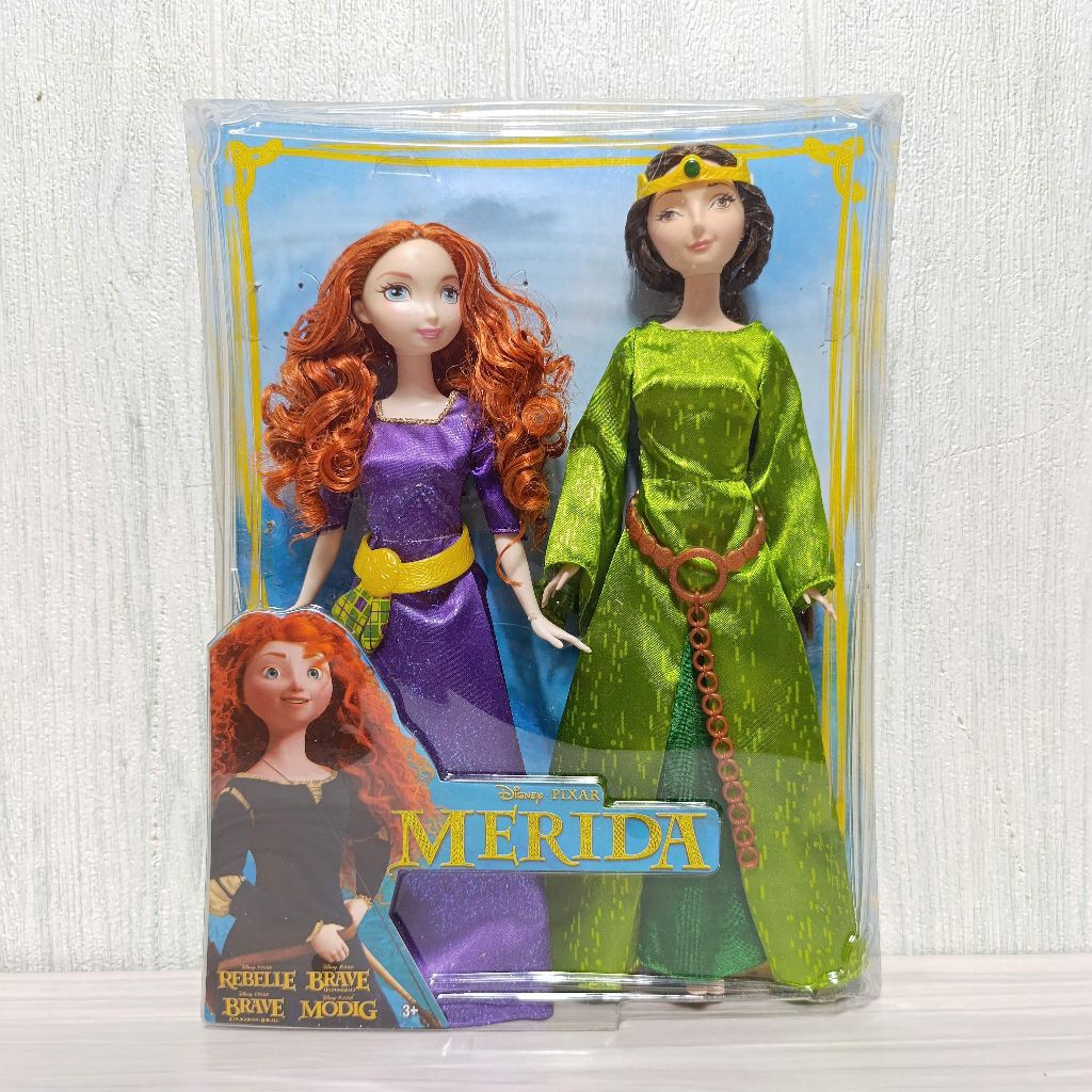 Disney Princess Disney Pixar Brave Queen Elinore and Merida Dolls ...