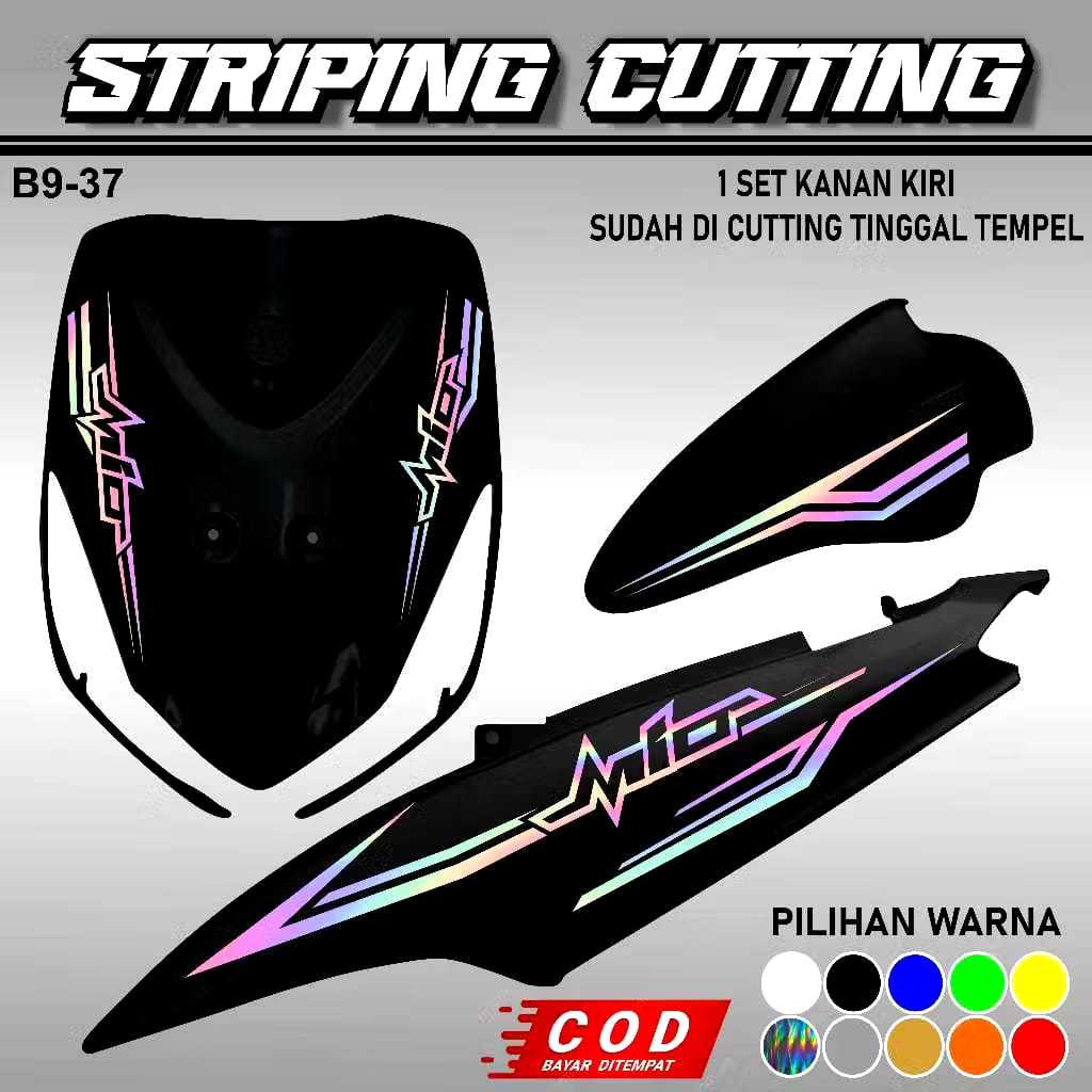 MIO SPORTY CUTTING STRIPING | MIO SMILE (07) | NEWEST CUTTING MOTIF ...