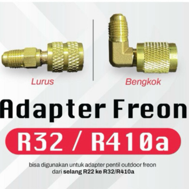FREON CONNECTION / ADAPTER NEPEL R22 TO R410 R32 | Shopee Philippines