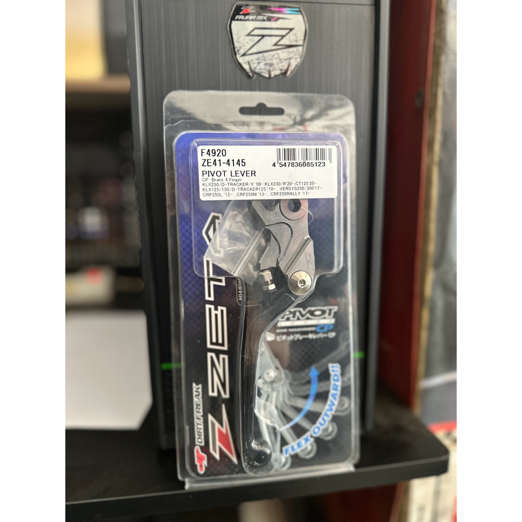 Zeta Pivot Brake Hande Brake Zeta CP 4 Fin CTX125, DAX 125 Klx Crf Wr ...