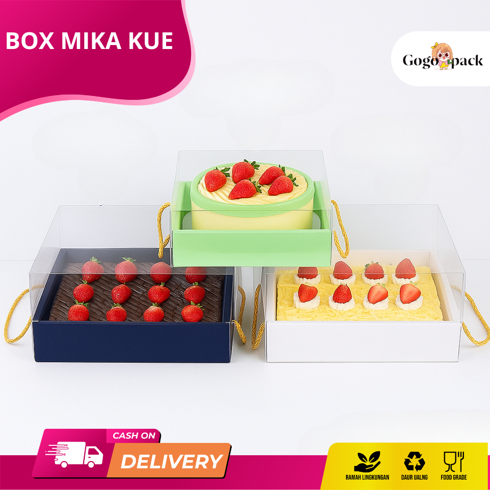 Mica Cake Box Mica Tart Box/ Cake Jar Box Cookie Box/ Cake Box/ Spikue ...