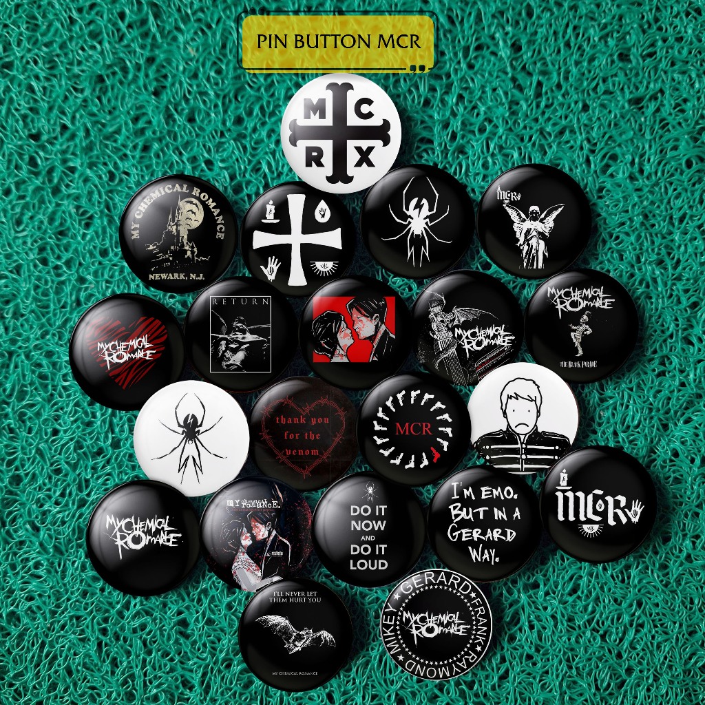 My Chemical Romance Button Pin MCR Pin Brooch | Shopee Philippines