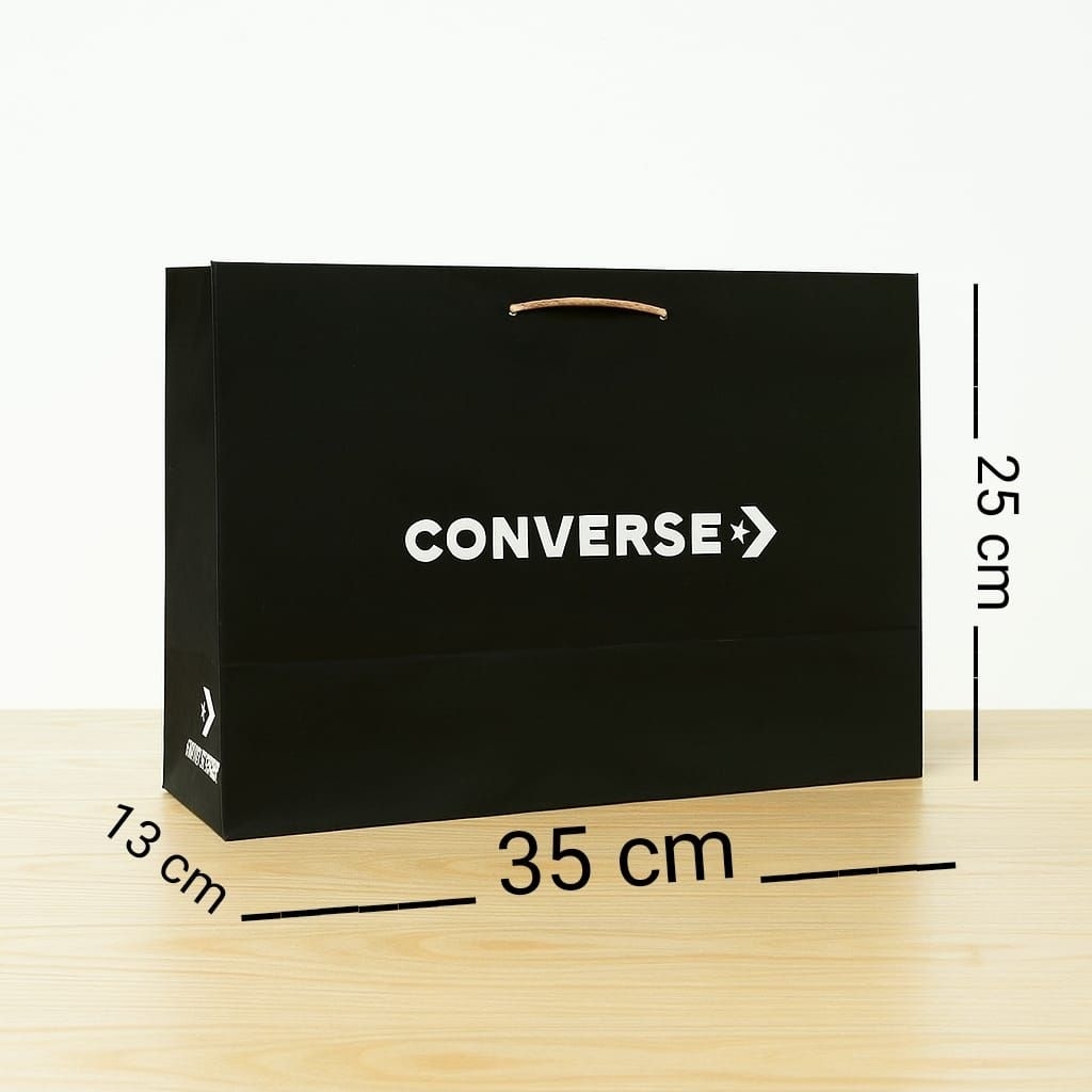 The cheapest black Converse paper bag on shopee | Shopee Philippines
