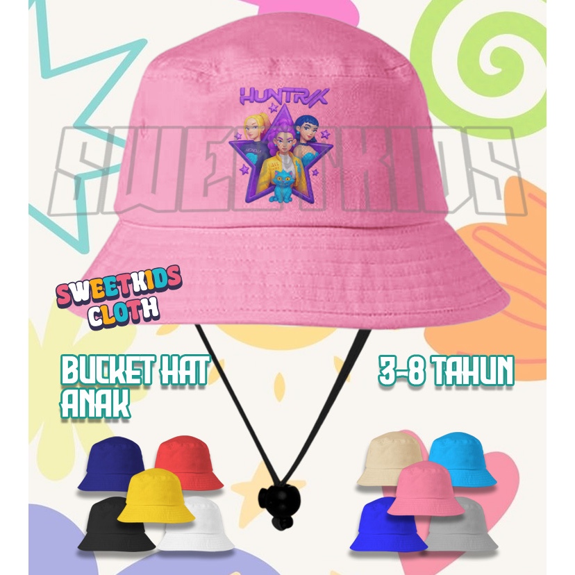 Huntrix Kpop Demon Hunters Children's Bucket Hat / Kpop Demon Hunters ...