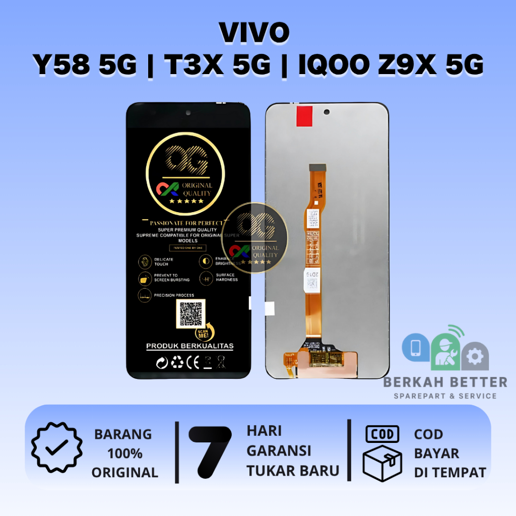 LCD VIVO Y58 5G | T3X 5G | IQOO Z9X 5G ORIGINAL TOUCHSCREEN | Shopee ...