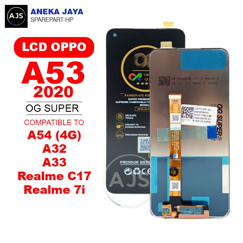 LCD OPPO A53 2020 COMPATIBLE TO A54 4G / A32 / A33 / REALME C7 / 7i ...