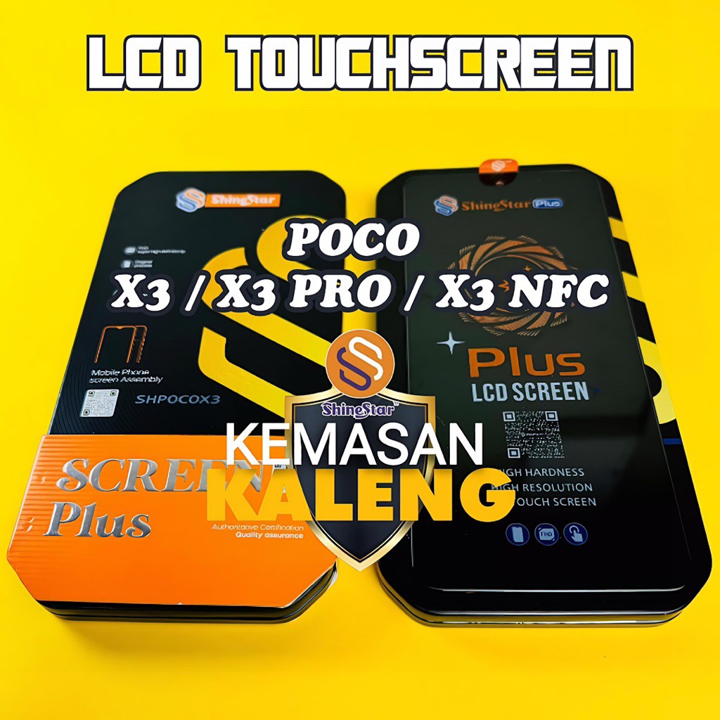 LCD TOUCHSCREEN P0CO X3 / X3 PRO / X3 NFC SHINESTAR PACKING CAN ...