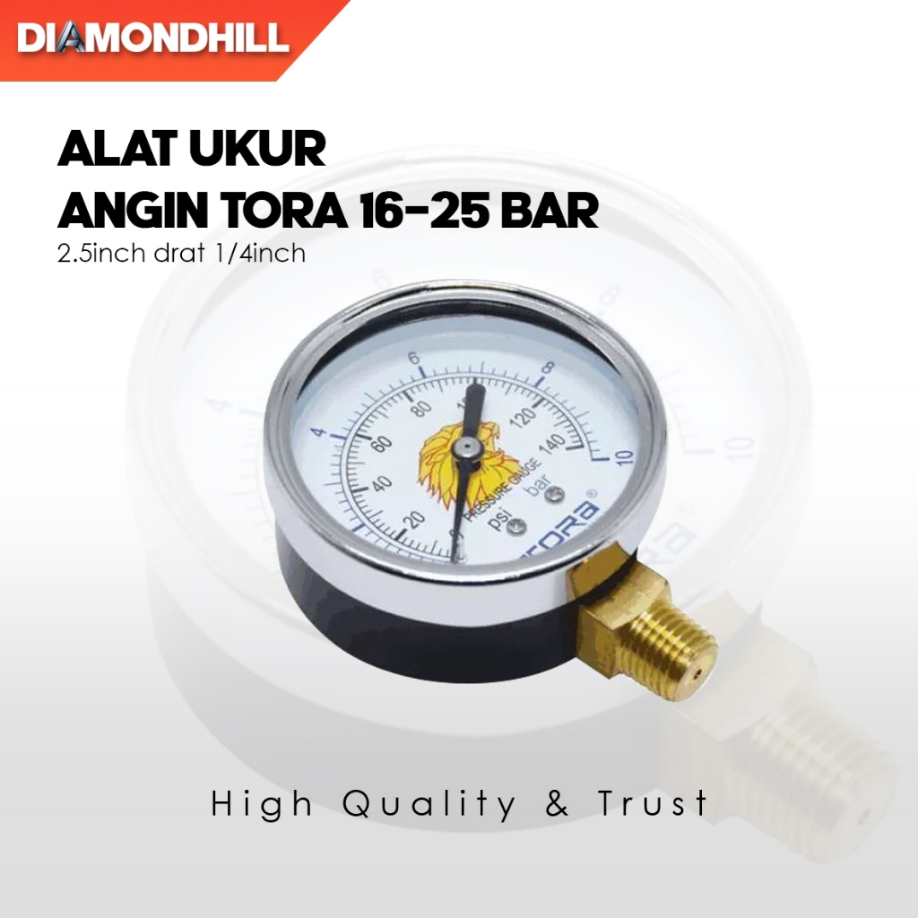 AIR MEASURING TOOL - 25 BAR TORA COMPRESSOR METER | Shopee Philippines