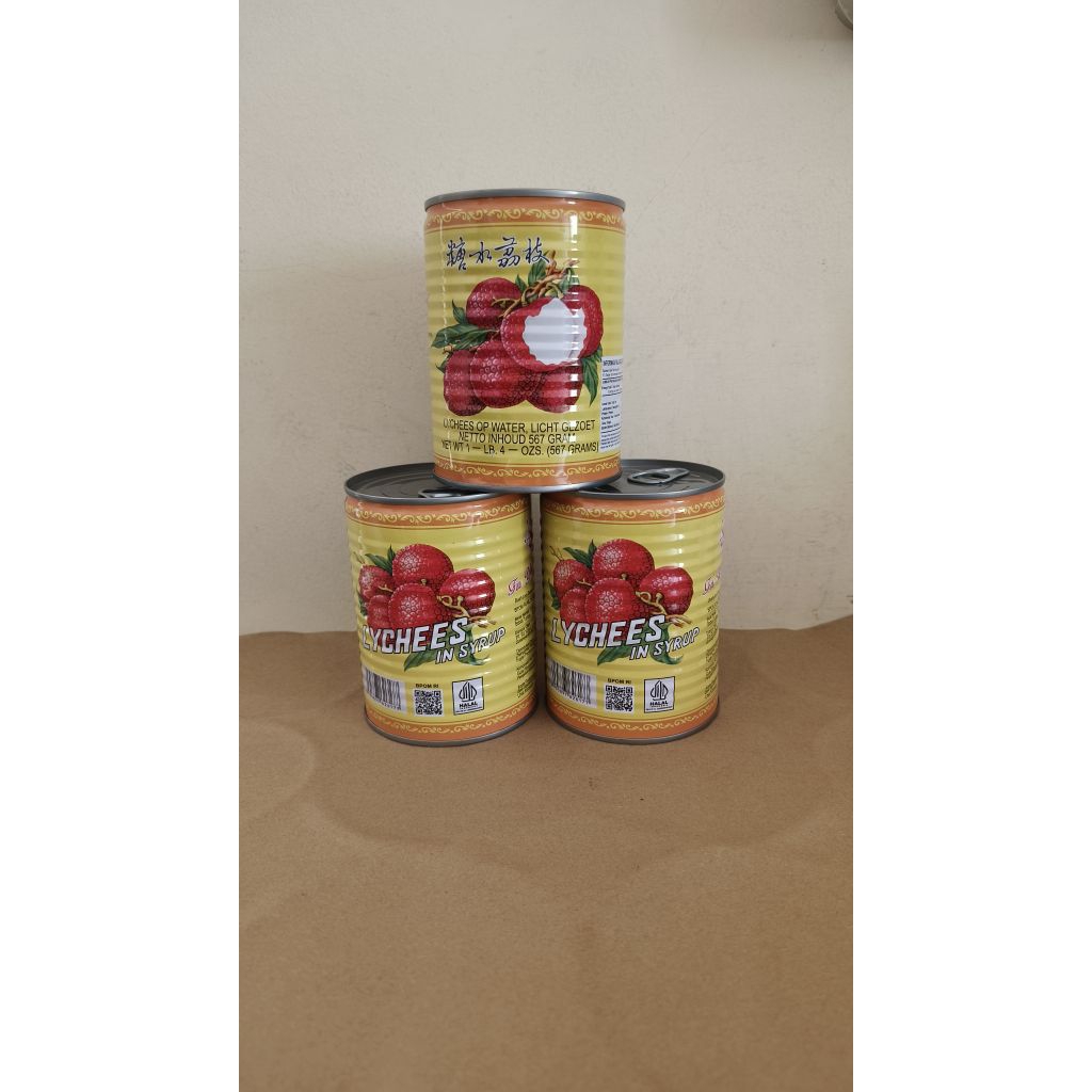 CANNED LYCHEE / LYCHEE IN SYRUP / CANNED FRUIT 567GR | Shopee Philippines