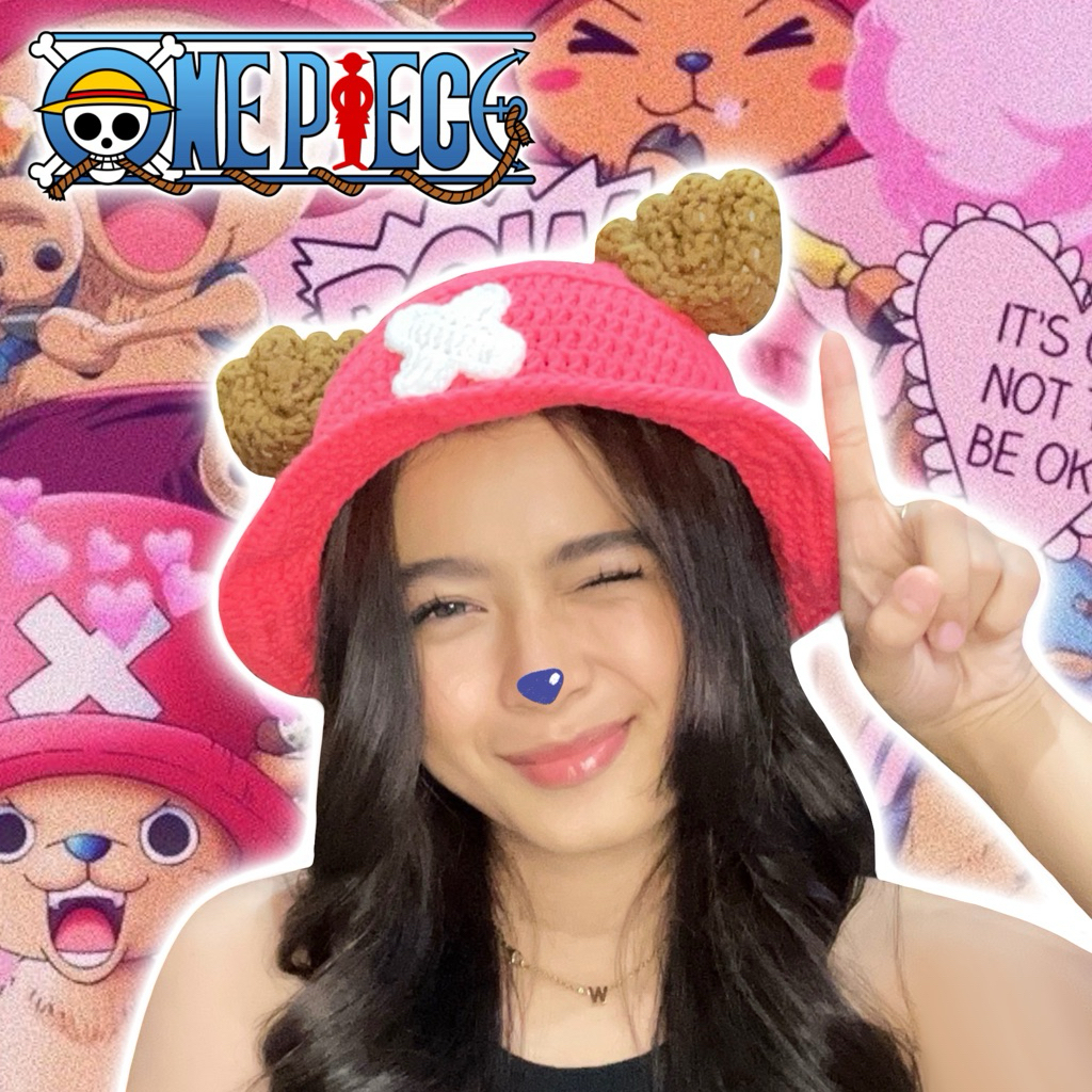 Chopper Bucket Hat Crochet Chopper One Peace Knitted Hat/ | Shopee ...