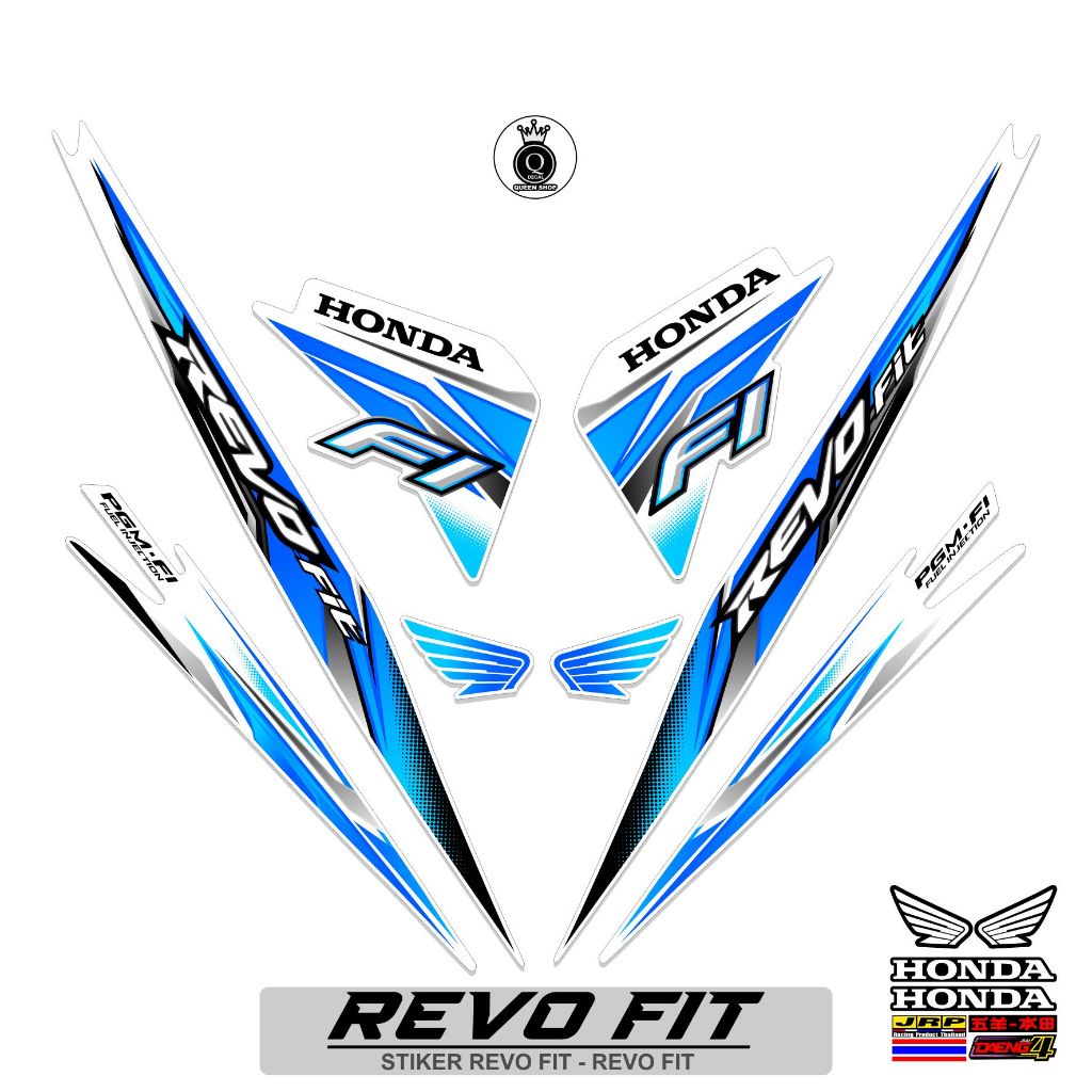 REVO FIT STRIPING MOTIF 02 / FI / ROVO FIT STICKERS / VARIATION ...