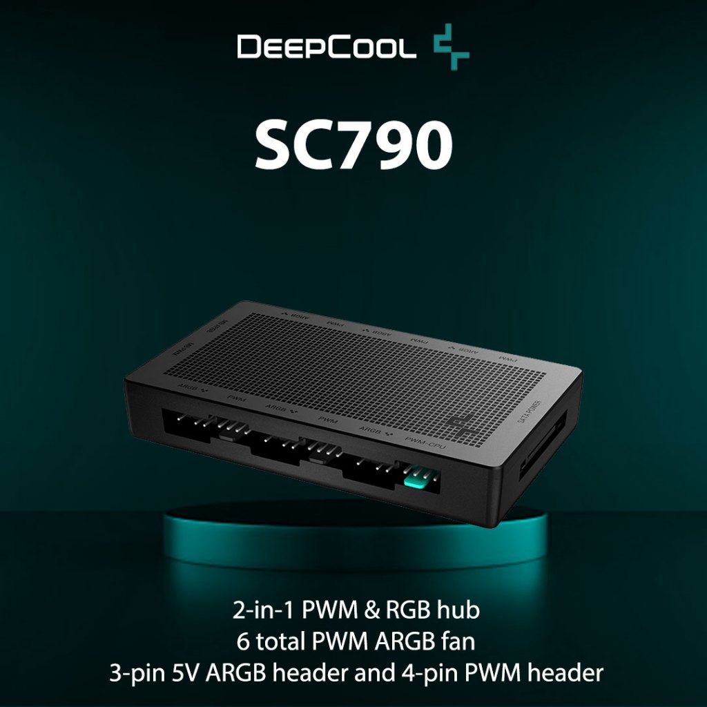 Deepcool SC790 2-in-1 PWM & RGB Hub | Shopee Philippines