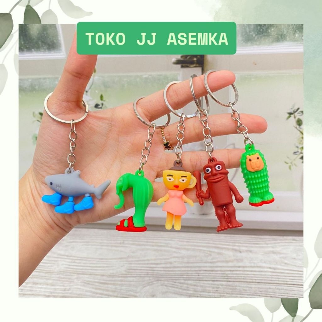 GANTUNGAN MINI BRAINROT ANOMALI BALERINA CAPUCINO TUNG SAHUR TRALALERO ...