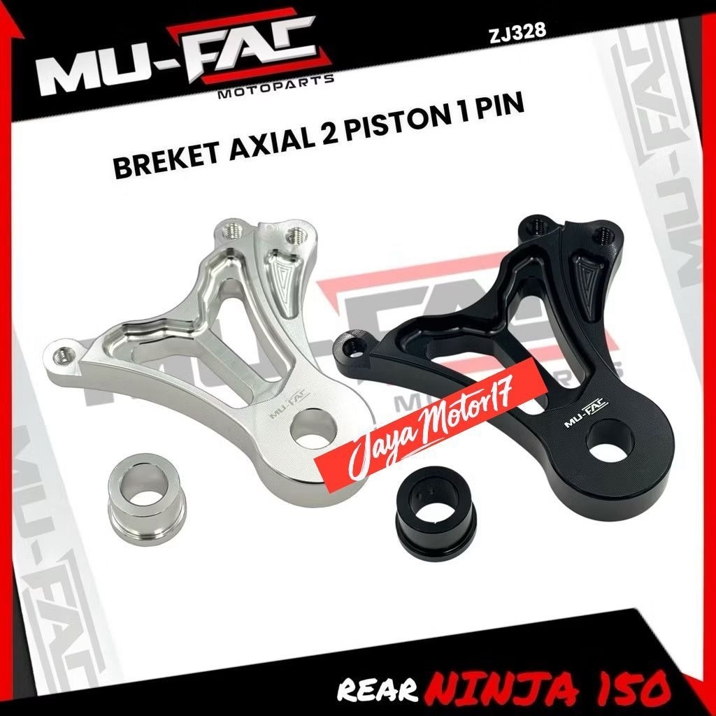 MUFAC Axial Caliper Bracket 2 Piston 1 Pin Ninja 150 Rear Bracket Ninja ...