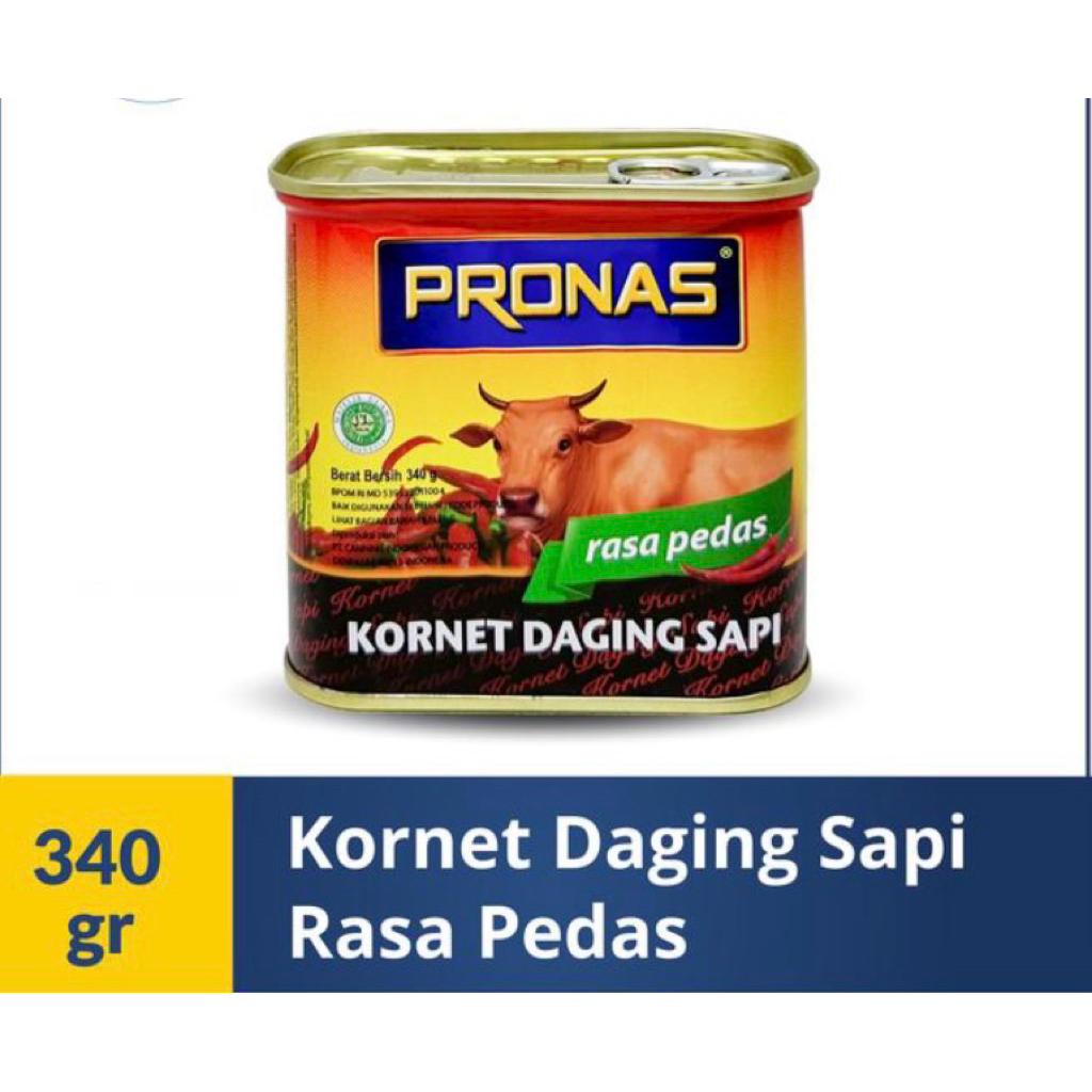 Corned Pronas Spicy Beef 340 GR | Shopee Philippines