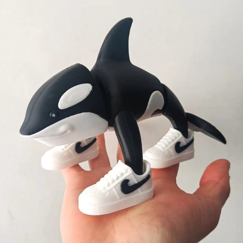 Orcalero Orcala Flexi Articulated Toy Brainrot Anomalie Orca | Shopee ...