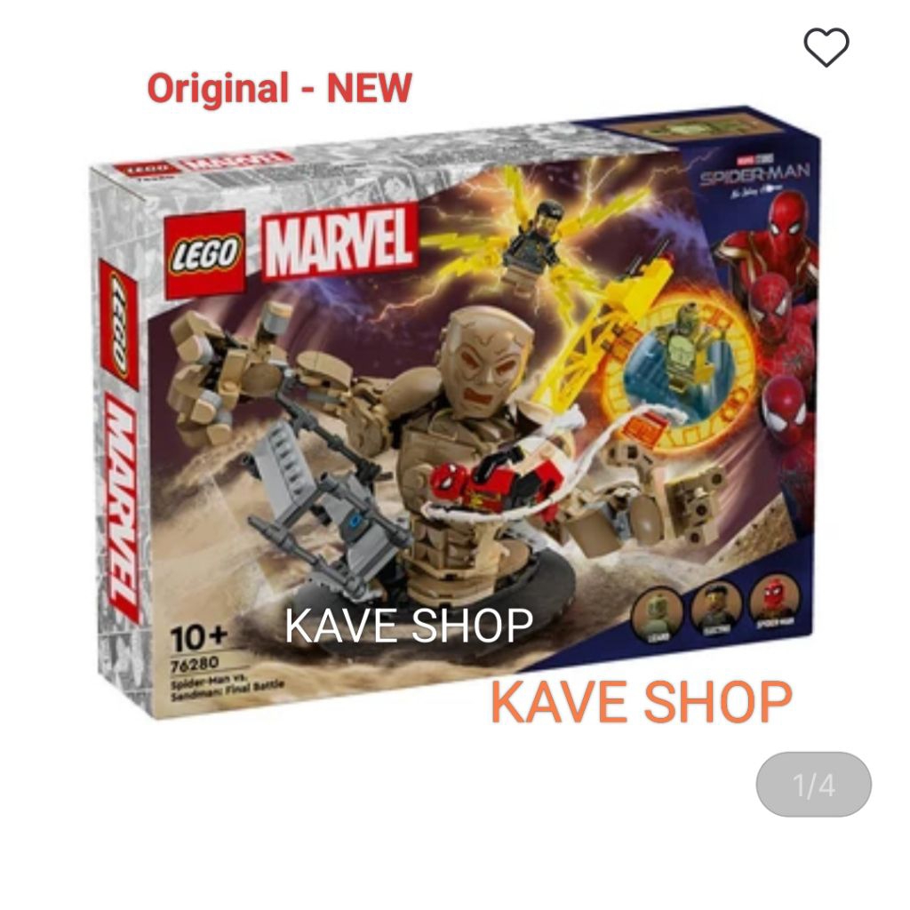 LEGO 76280 Super Heroes : Spider-Man vs Sandman : Final Battle | Shopee ...