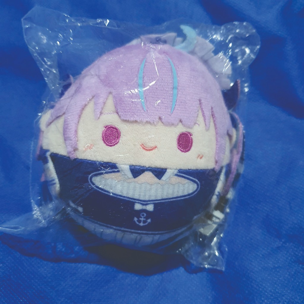 Ganci Hololive Plush Minato Aqua Holo Live Plush Anime Vtuber Yuuki ...