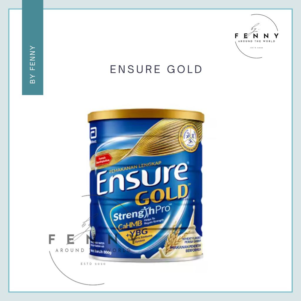 ENSURE GOLD - COMPLETE NUTRITION - 400gr & 800gr - ORIGINAL MALAYSIA ...