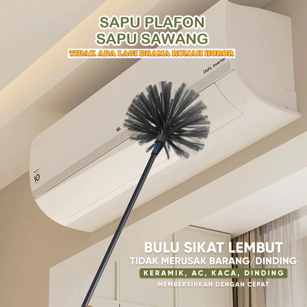 Yazuke Long Ceiling Broom / House Ceiling Broom / Spider Nest Sawang ...