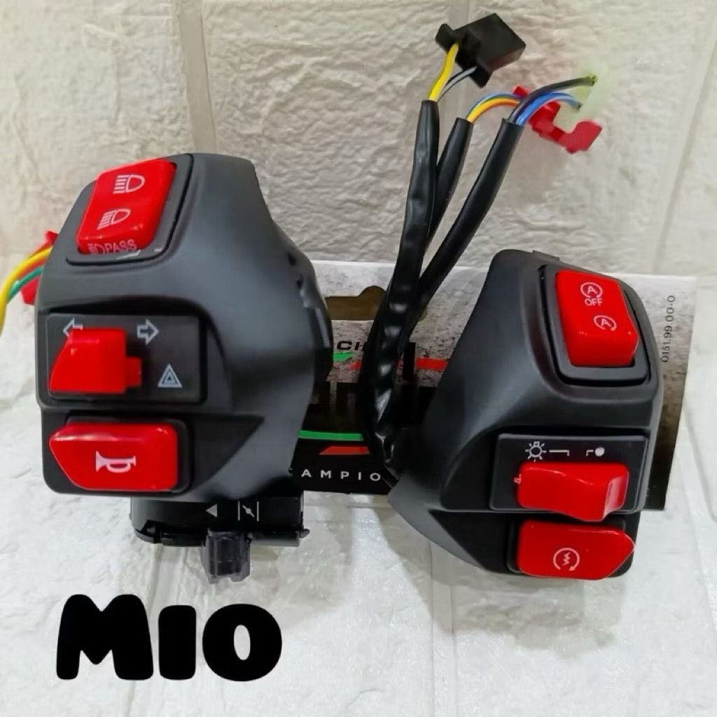 MIO SWITCH SET VIETNAM RIGHTKiri COMPLETE ENGINE PLUS HAZARD SWITCH ALL ...