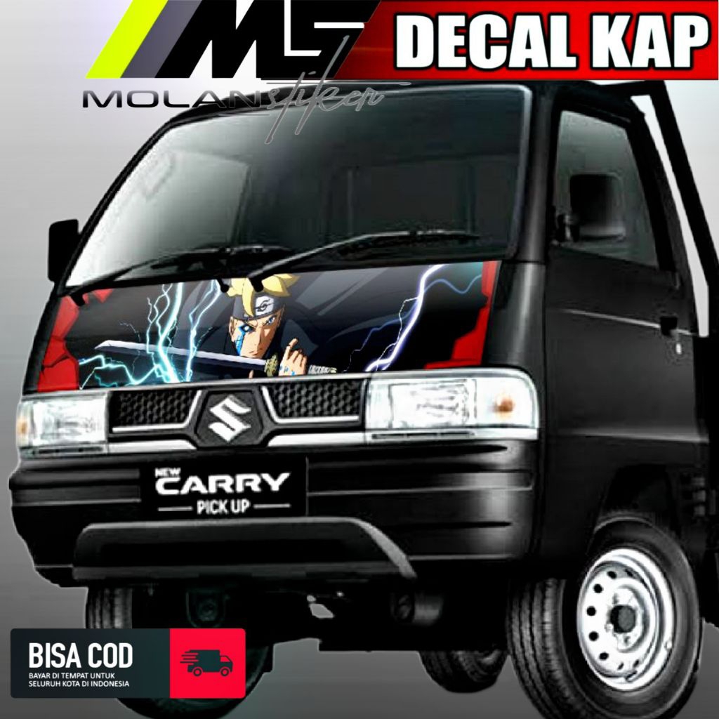 Decal Sticker Striping Variation Front Cabin SUZUKI Carry Futura ...