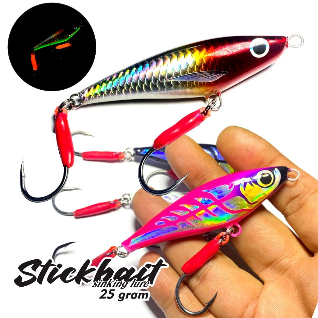 Stickbait Sinking Lure 25gr – Premium Strike Fast Casting Bait | Shopee ...