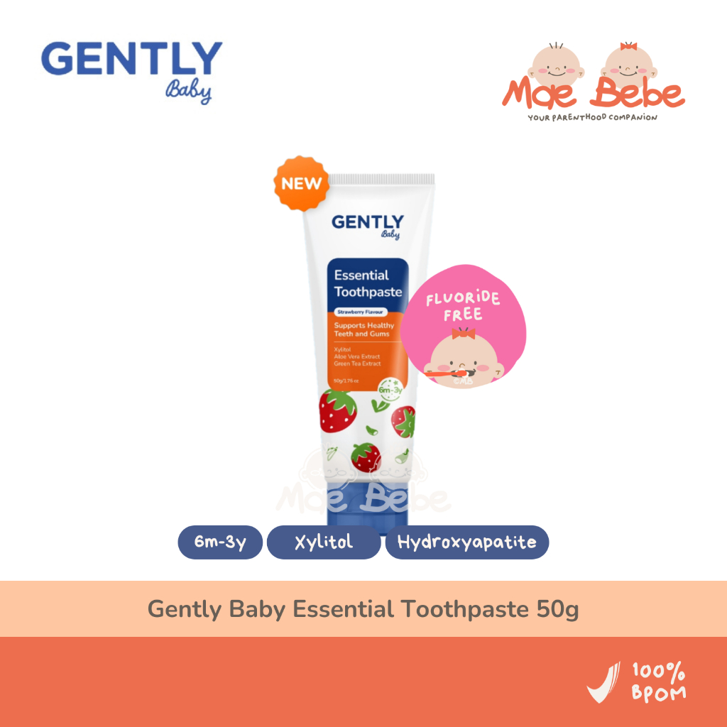Gently Baby Essential Toothpaste for Babies and Children Safe to ...
