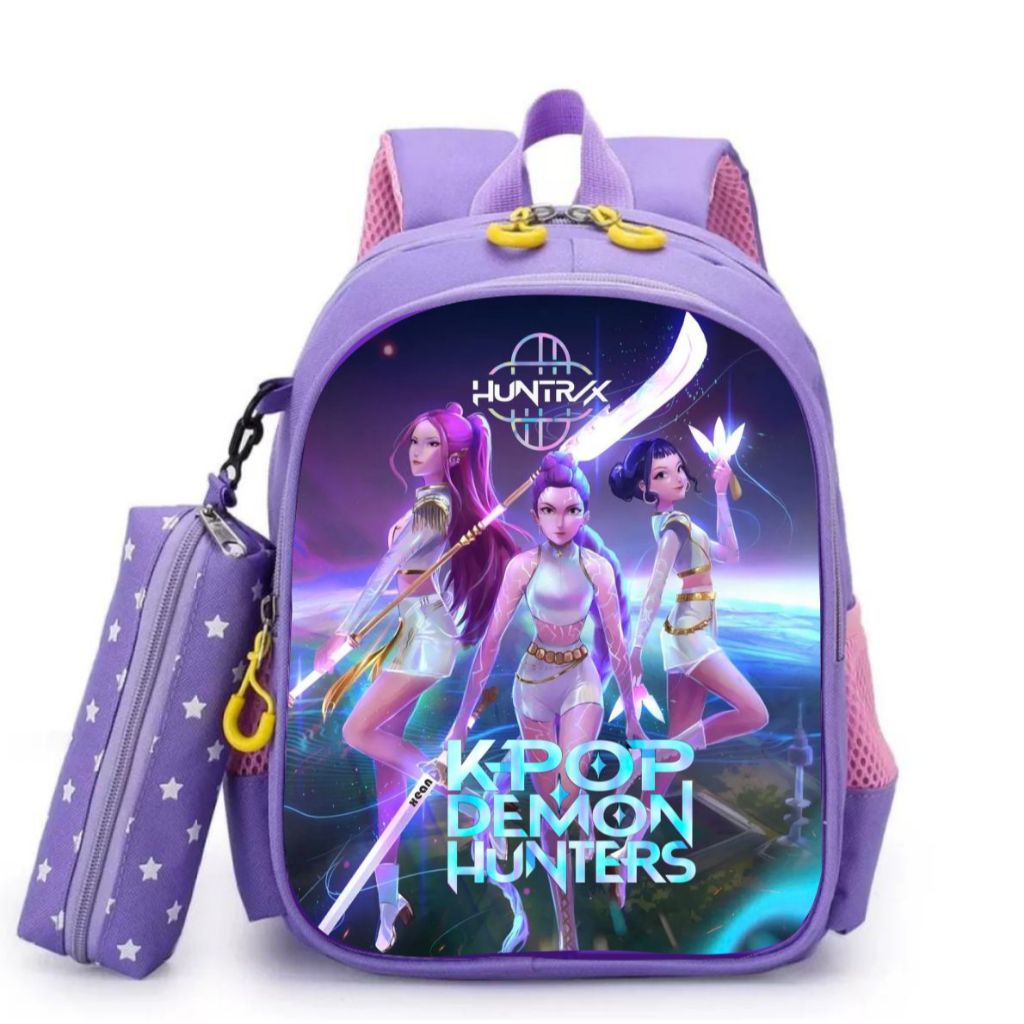 5-in-1 Package of Kindergarten and Elementary School Girls' Backpacks ...