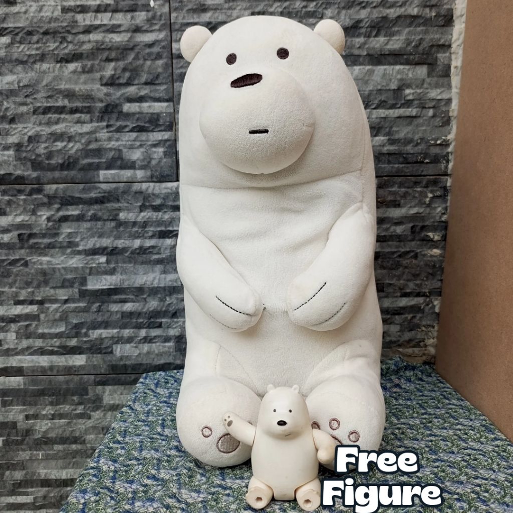 WE BARE BEARS / ICE BEAR PLUSHIE MINISO DOLL 100% ORIGINAL | Shopee ...