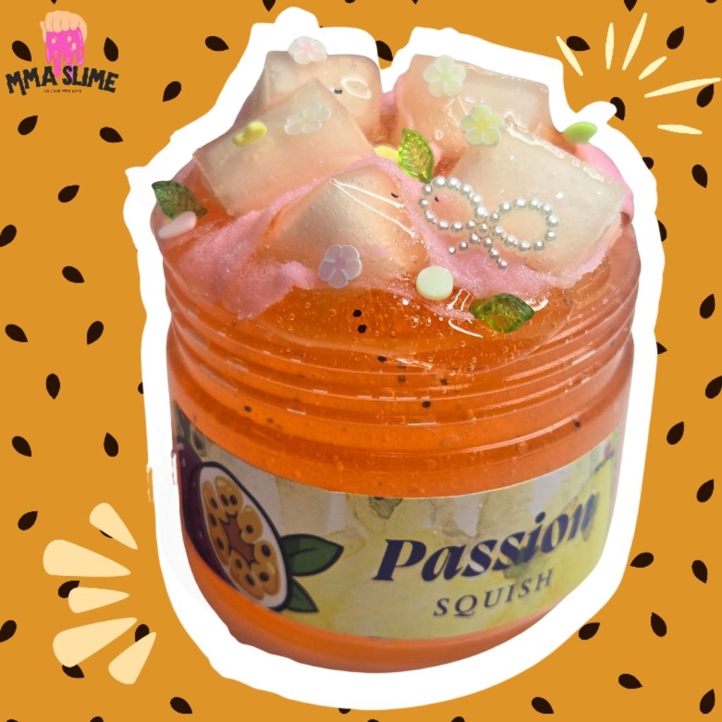 PASSION SQUASH SLIME FRUIT SLIME BY MMA SLIME | Shopee Philippines