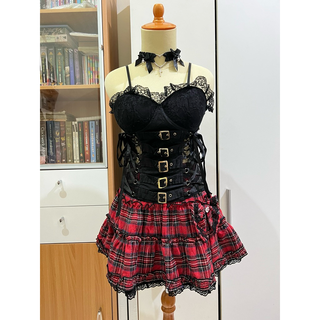 Gothic Punk Emo Japanese Kawaii Visual Kei Harajuku Style | Shopee ...