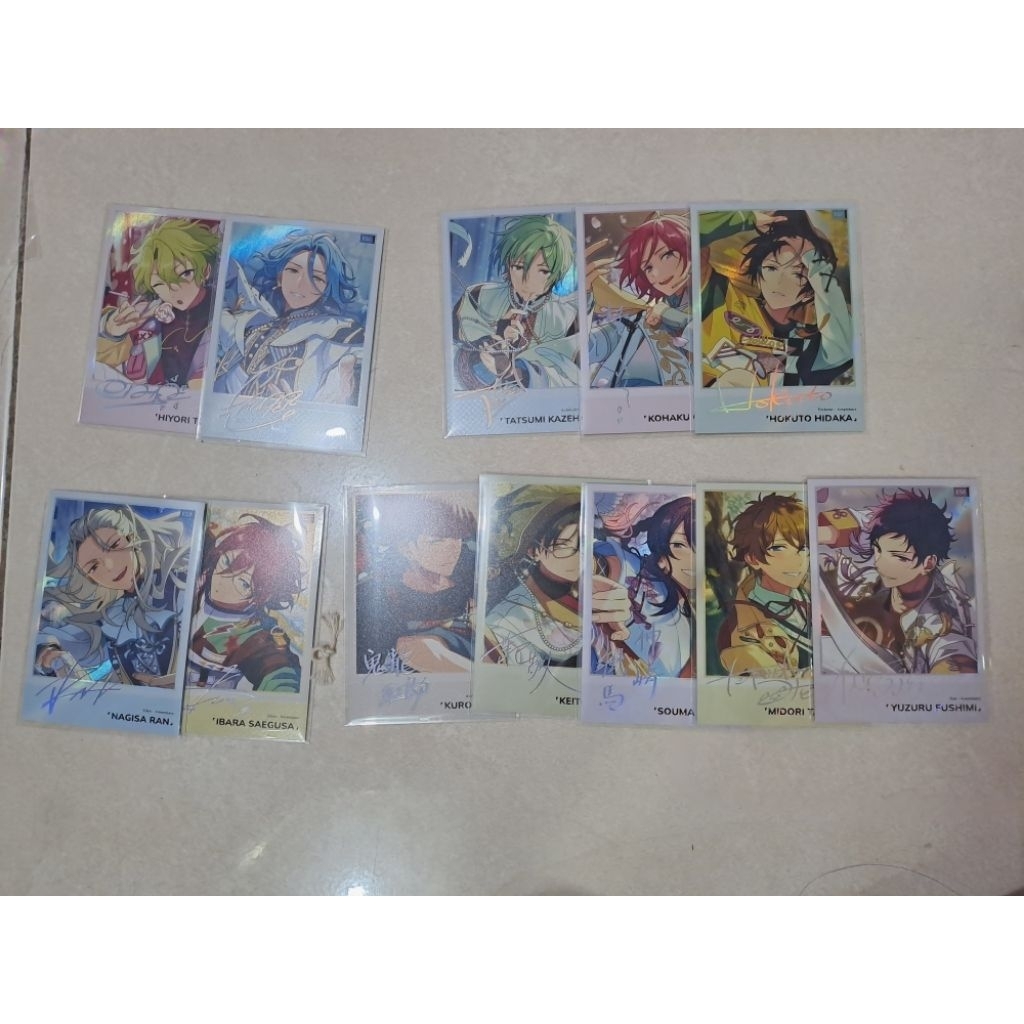 Polaroid ensemble stars enstars offline cn vol 1 kuro keifo souma midori yuzuru tatsumi kohaku ...