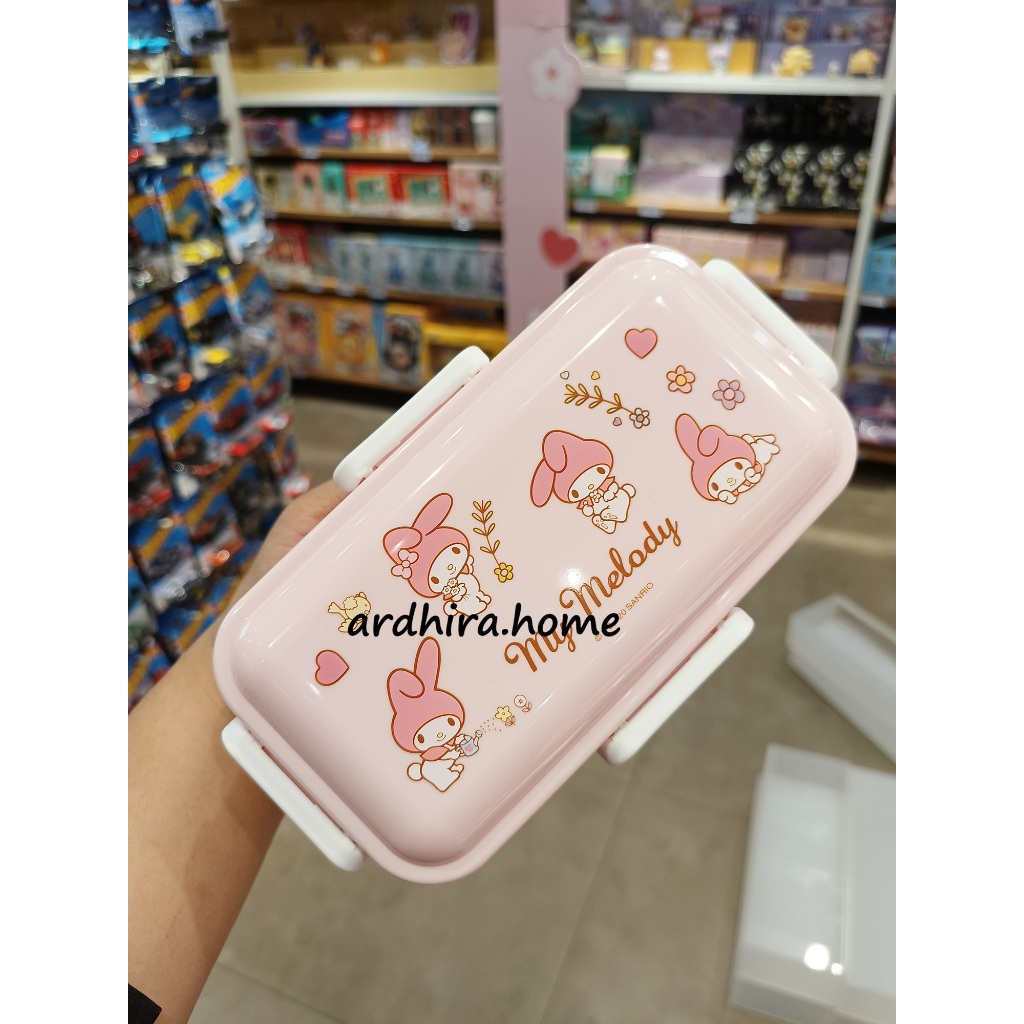 Miniso Children's Lunch Box Sanrio Melody Cinnamoroll Separate Lunch ...