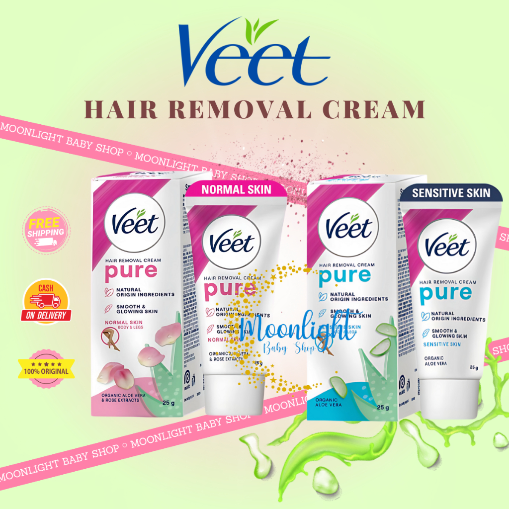 Veet Hair Removal Cream 25g - Normal Pink | Sensitive Blue | Veet Hair ...