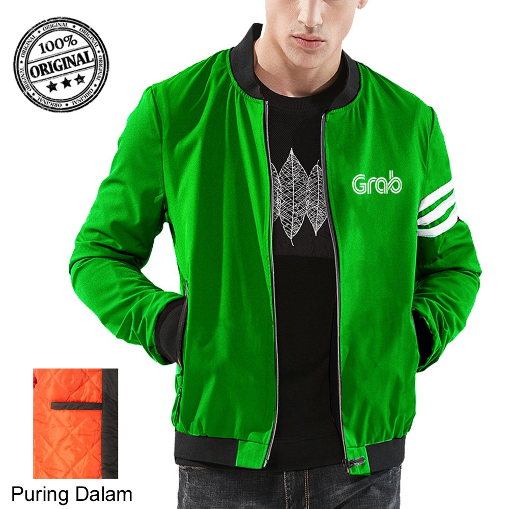 2025 Newest Ojol Grab Flag Driver Baseball Bomber Jacket/Men's Bomber ...