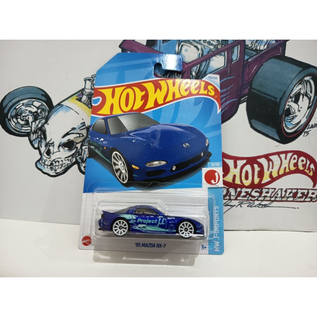 Hotwheels 95 mazda rx7 card ugly | Shopee Philippines