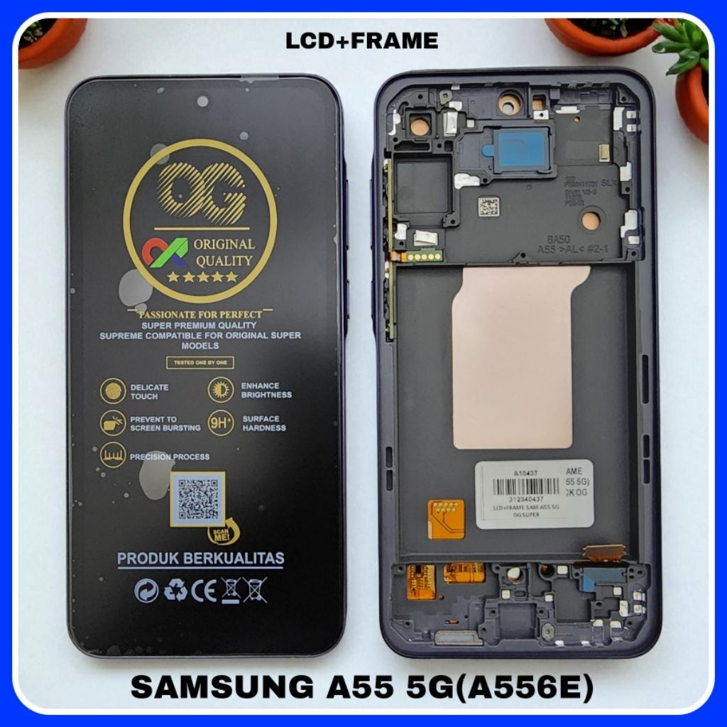 Lcd ts + frame Samsung A55 5G (A556E) | Shopee Philippines