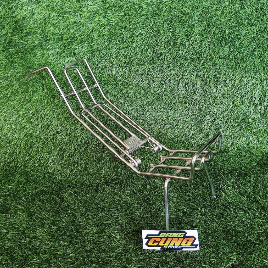 B&C - Honda Astrea Prima Crhome Middle Luggage Clip Basket Rack Brand ...