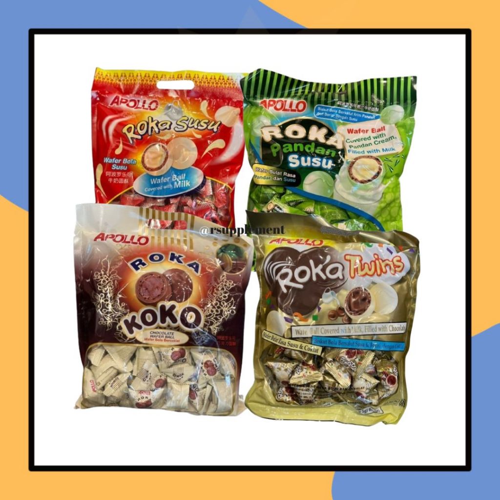 Apollo Roka 250gr Wafer Ball Contents 50pcs / Pack Wafer Balls With ...