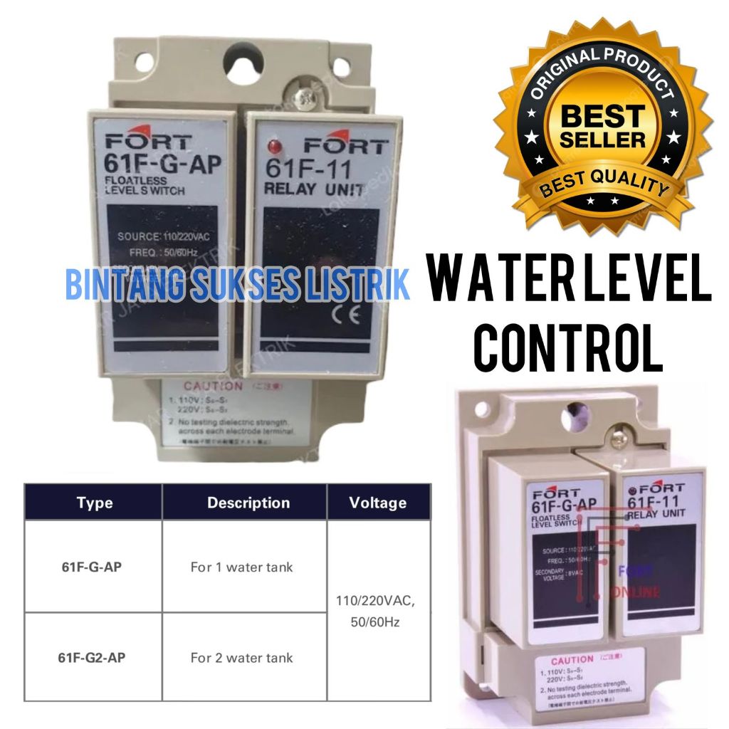 ORIGINAL WLC Water level Control 1 tank 61F - G - AP Water Pump 61F-G ...