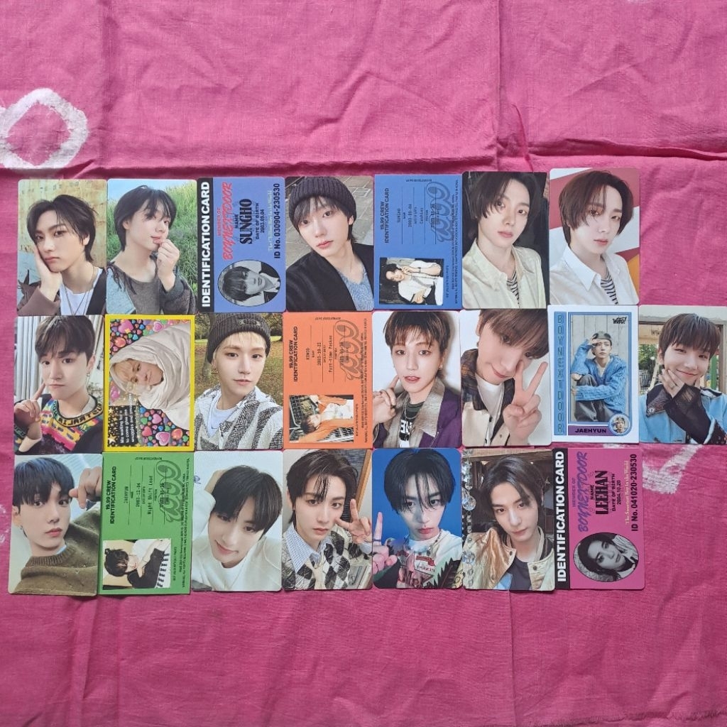 [OFFICIAL READY TO SEND] PHOTOCARD PC ALBUM & MERCH BOYNEXTDOOR BONDO ...